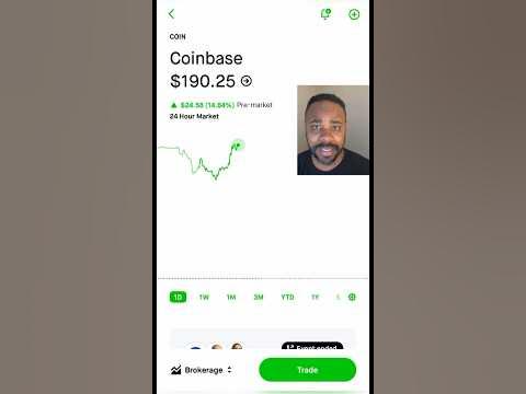 Coinbase shares surge in premarket trade after posting first quarterly profit in two years - YouTube