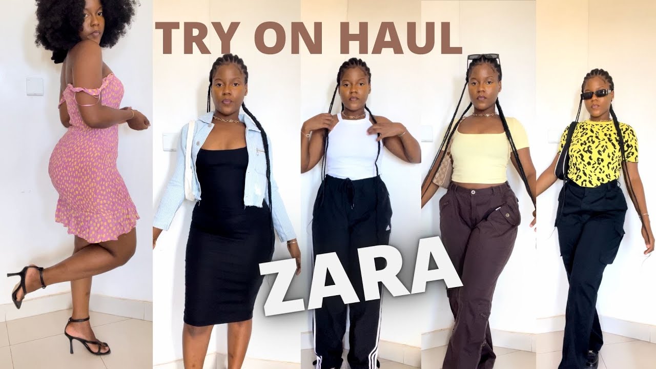 ZARA TRY-ON HAUL (tops, robes... ) + OUTFITS IDEAS - YouTube