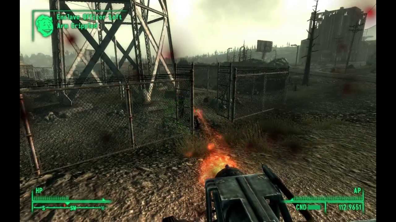 Fallout 3 Vengence Laser Mini Gun - YouTube