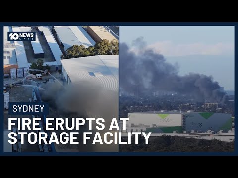Firefighters Battle Blaze At Storage Facility In Sydney’s South-West | 10 News