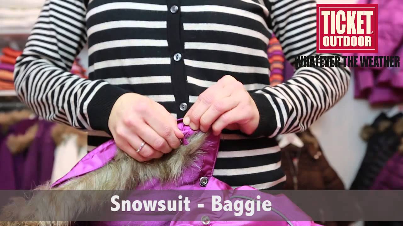 Snowsuit Baggie product video - YouTube