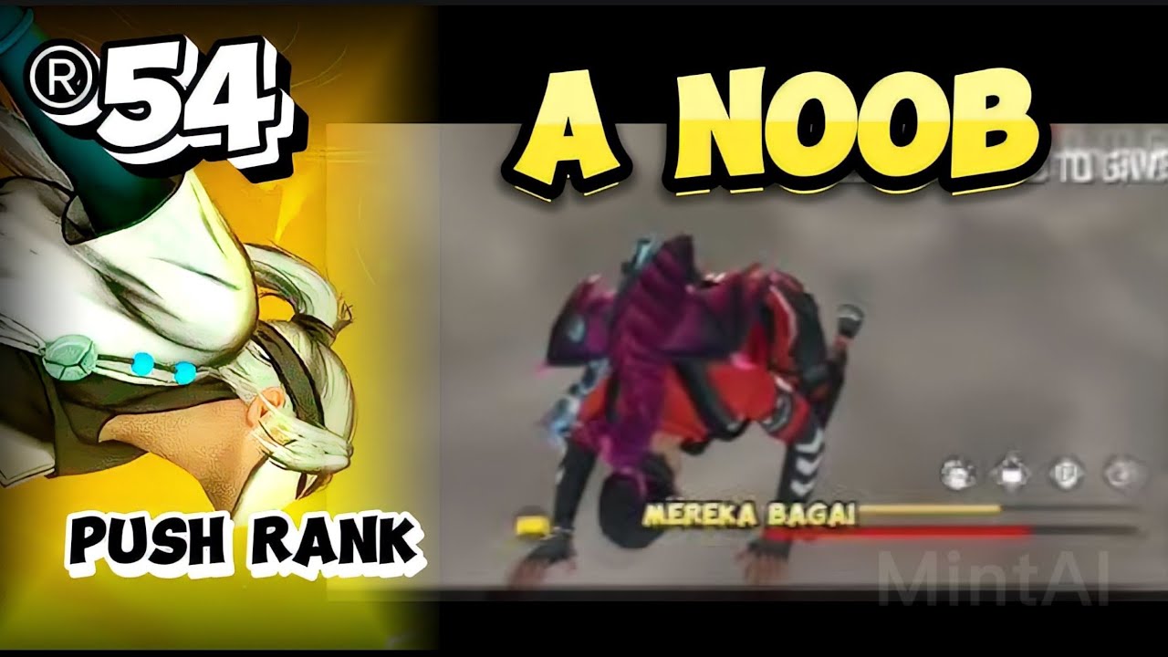 😋 54.noob Pushing Rank | free fire | november 18, 2023 - YouTube