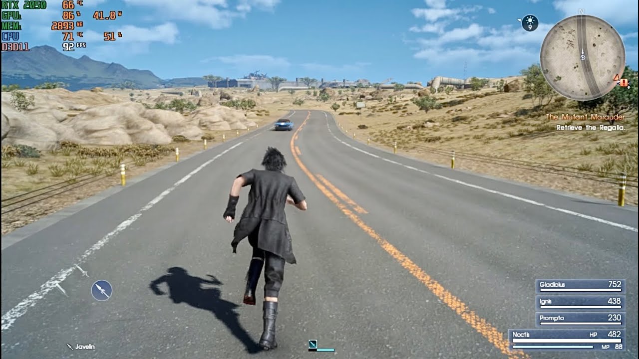 Final Fantasy XV - RTX 2050 Gameplay Benchmark - YouTube