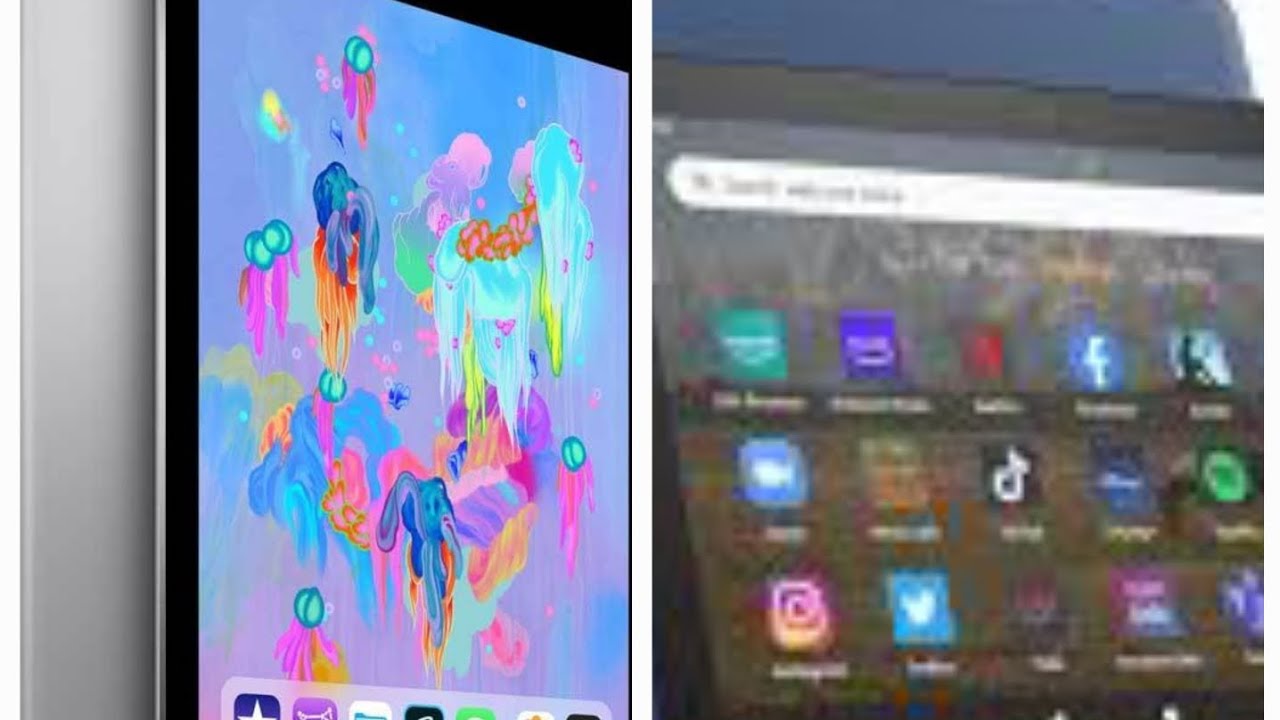 ipad 6th generation vs fire HD 8 2022 - YouTube