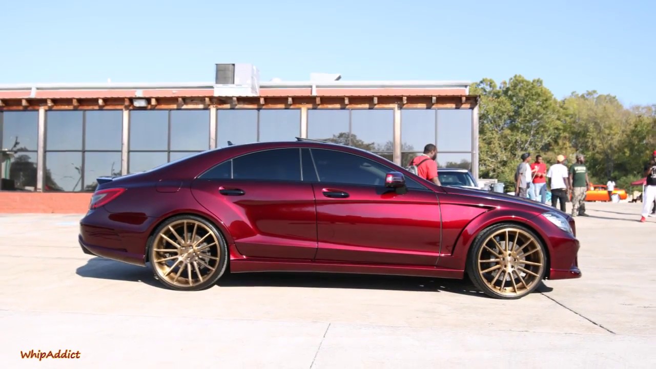 WhipAddict: Pun's Kandy Brandywine Mercedes-Benz CLS AMG on Anodized ...