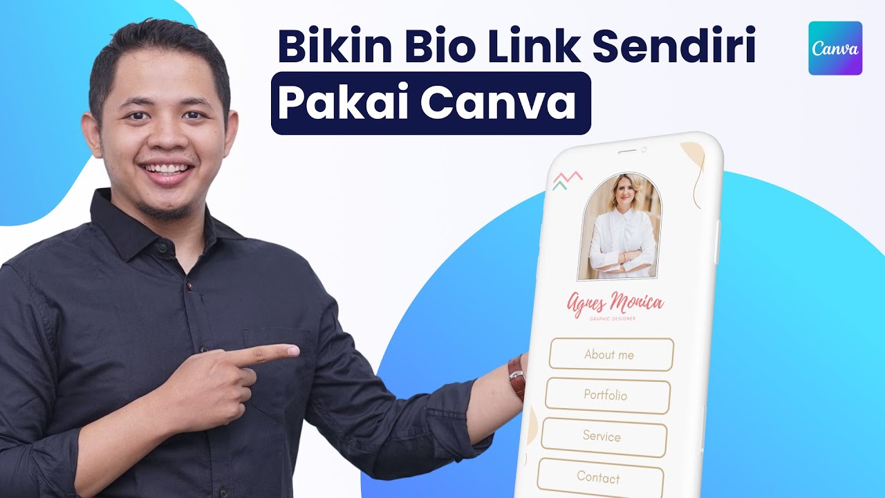 Tutorial Membuat Template Bio Link Di Canva Dalam 10 Menit - YouTube