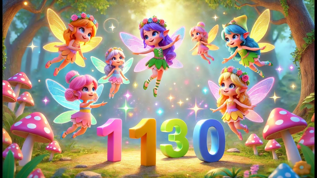 Counting fairies | Learn 1 to 10| counting for toddlers| Numbers song 1 ...