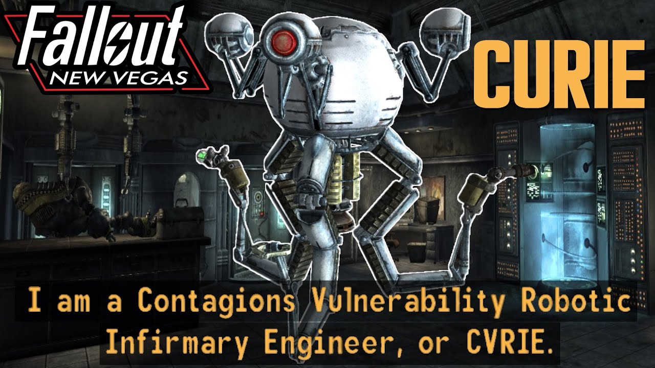 You Can Meet CURIE From Fallout 4 in Fallout New Vegas - YouTube