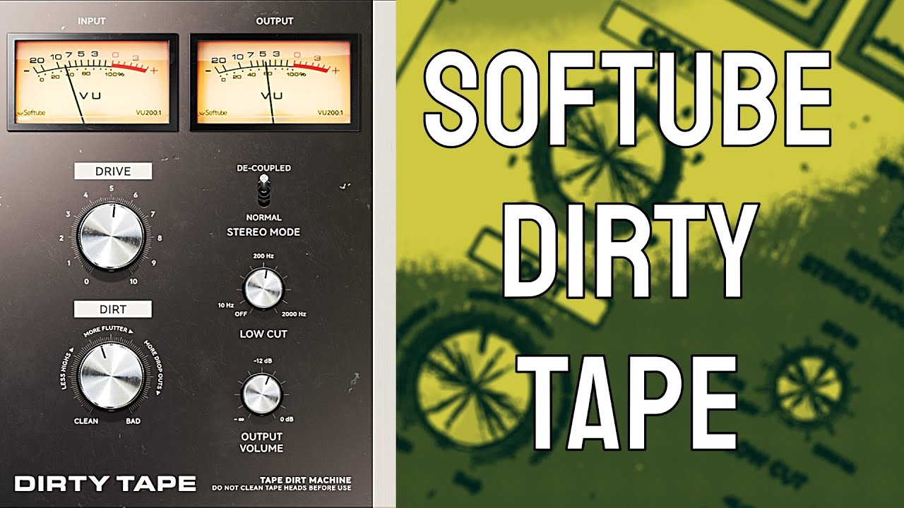 Dirty Tape by Softube (was free) - YouTube