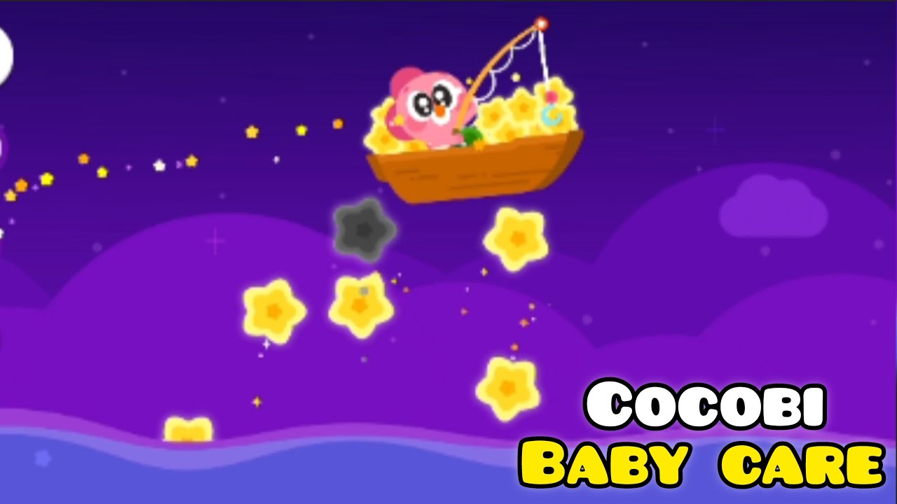 Cocobi Baby Care! Count how many stars the baby dino caught - YouTube