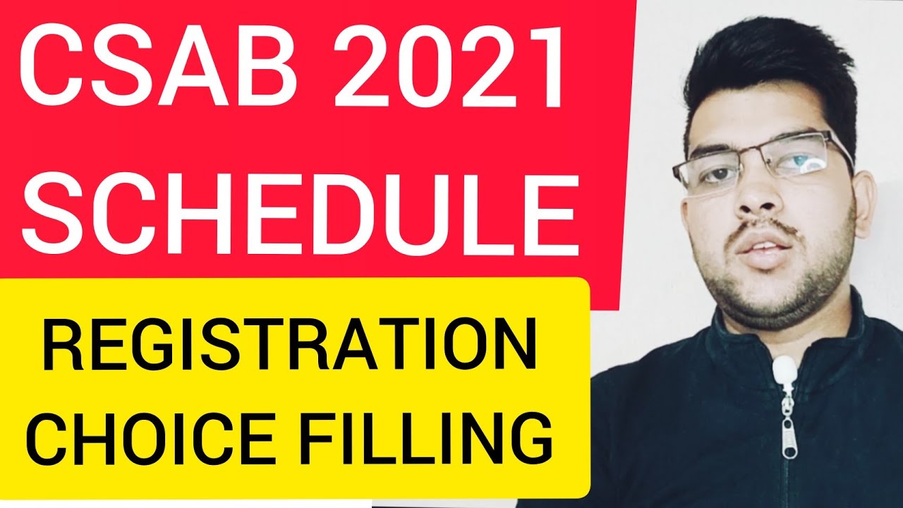 CSAB Counseling Schedule 😍 | Choice filling | Eligibility | Cutoff # ...
