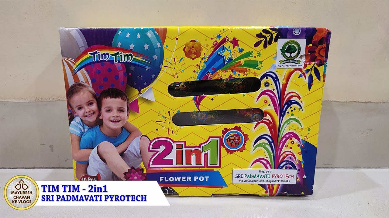 Tim Tim | Matka | 2in1 Flower Pot | Sri Padmavati Pyrotech l Crackers ...