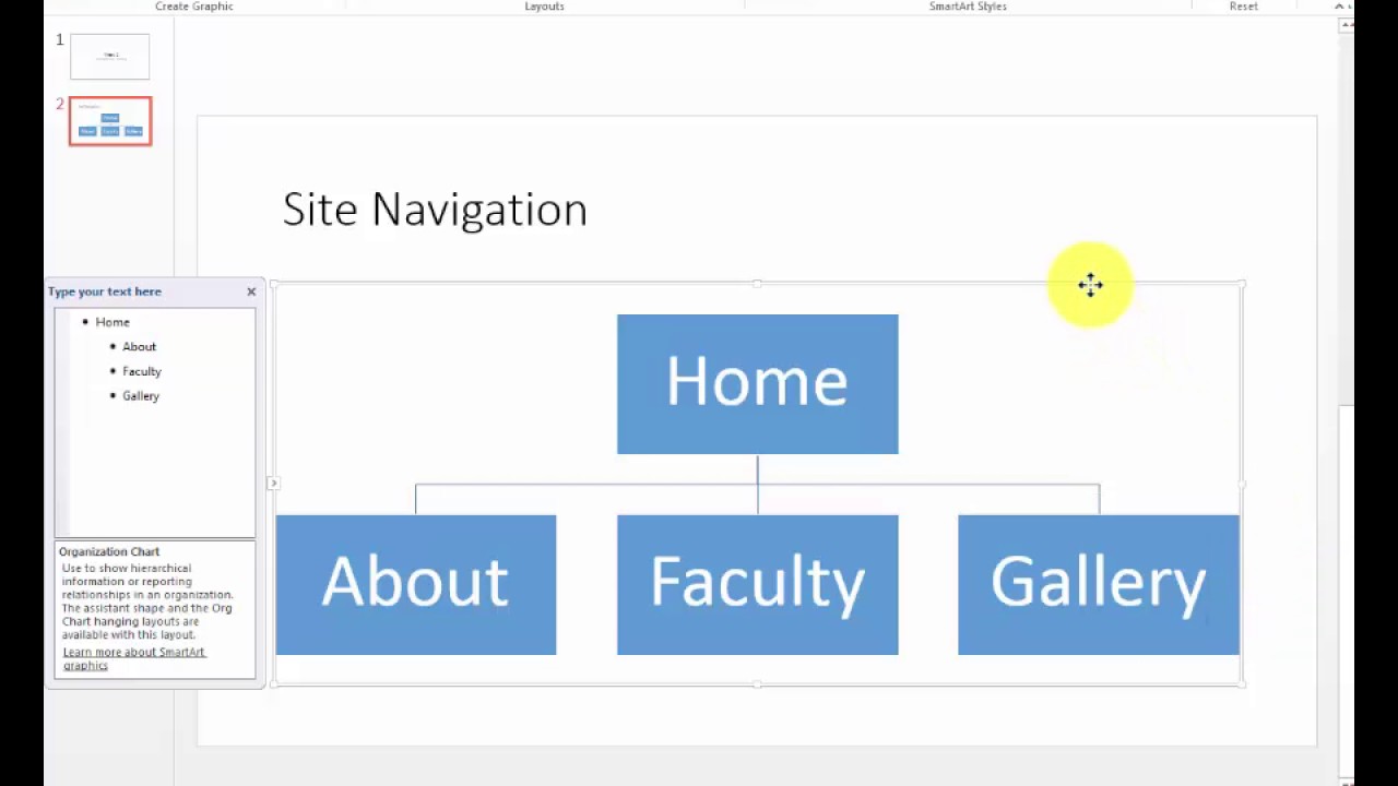 Building Site Navigation - YouTube