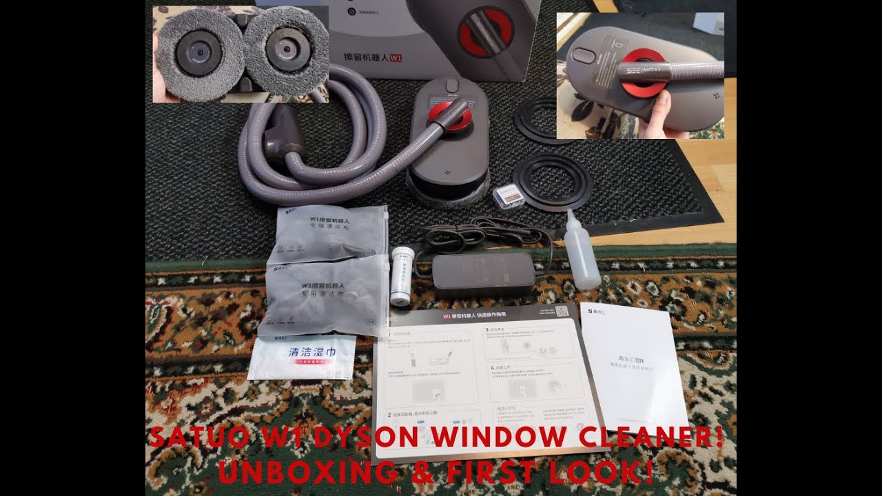SatuoW1 - Turn your DYSON into a window cleaner? Unboxing & First Look ...