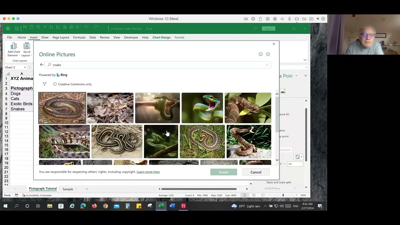 How to create a pictograph in Excel - YouTube