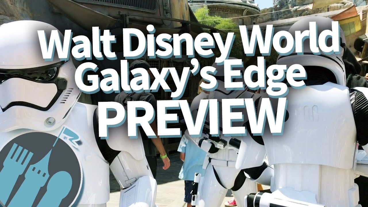 Walt Disney World Galaxy's Edge PREVIEW - YouTube
