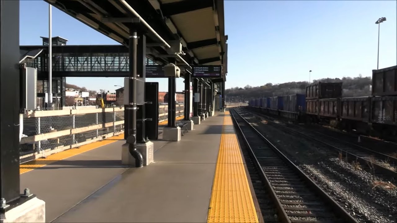MBTA Worcester Station - New track and platform work - 1/2025 - YouTube