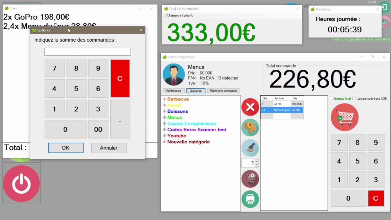 Logiciel caisse enregistreuse / Transformer son pc en caisse ...