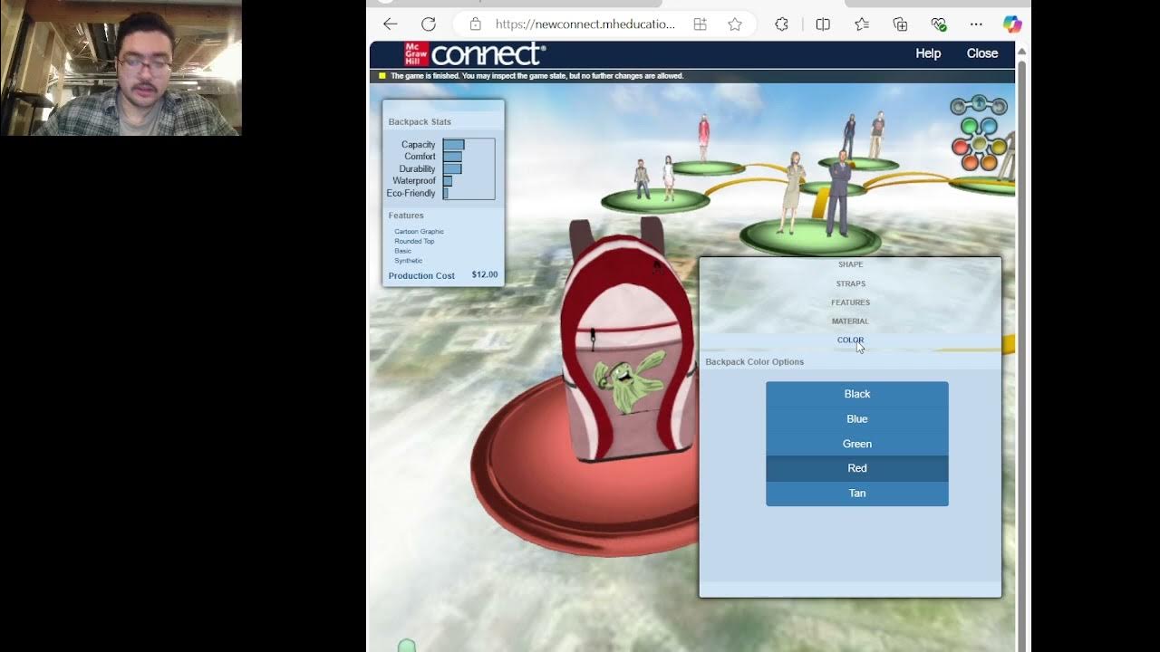 Backpack marketing simulation - YouTube