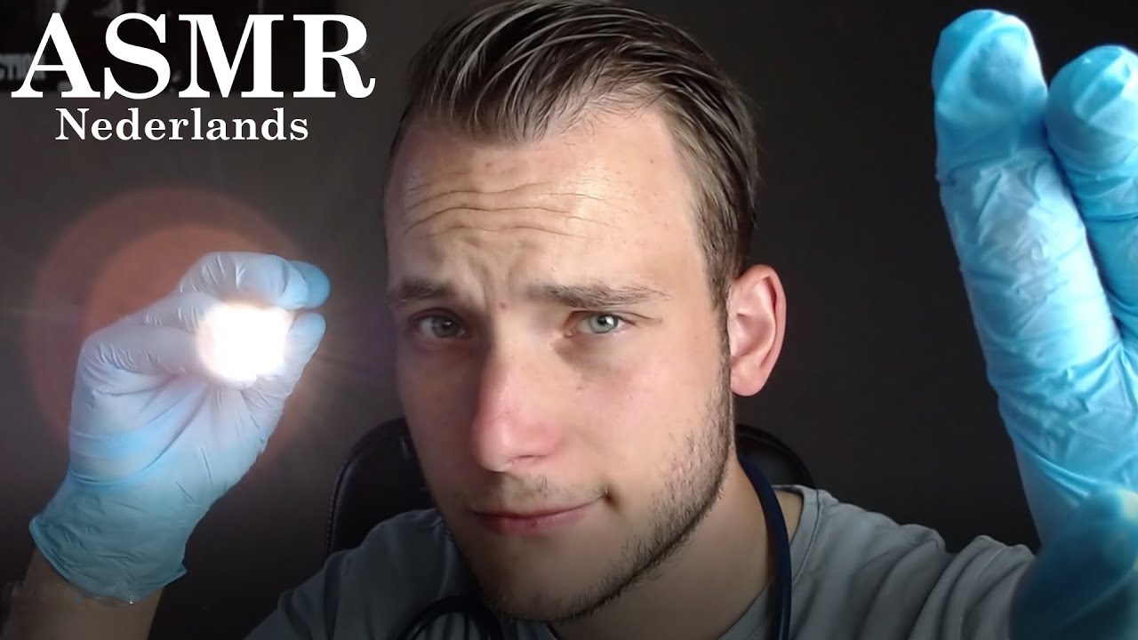 ASMR ROLEPLAY: Zintuigenonderzoek (Cranial Nerve Exam) Nederlandse Rollenspel - YouTube