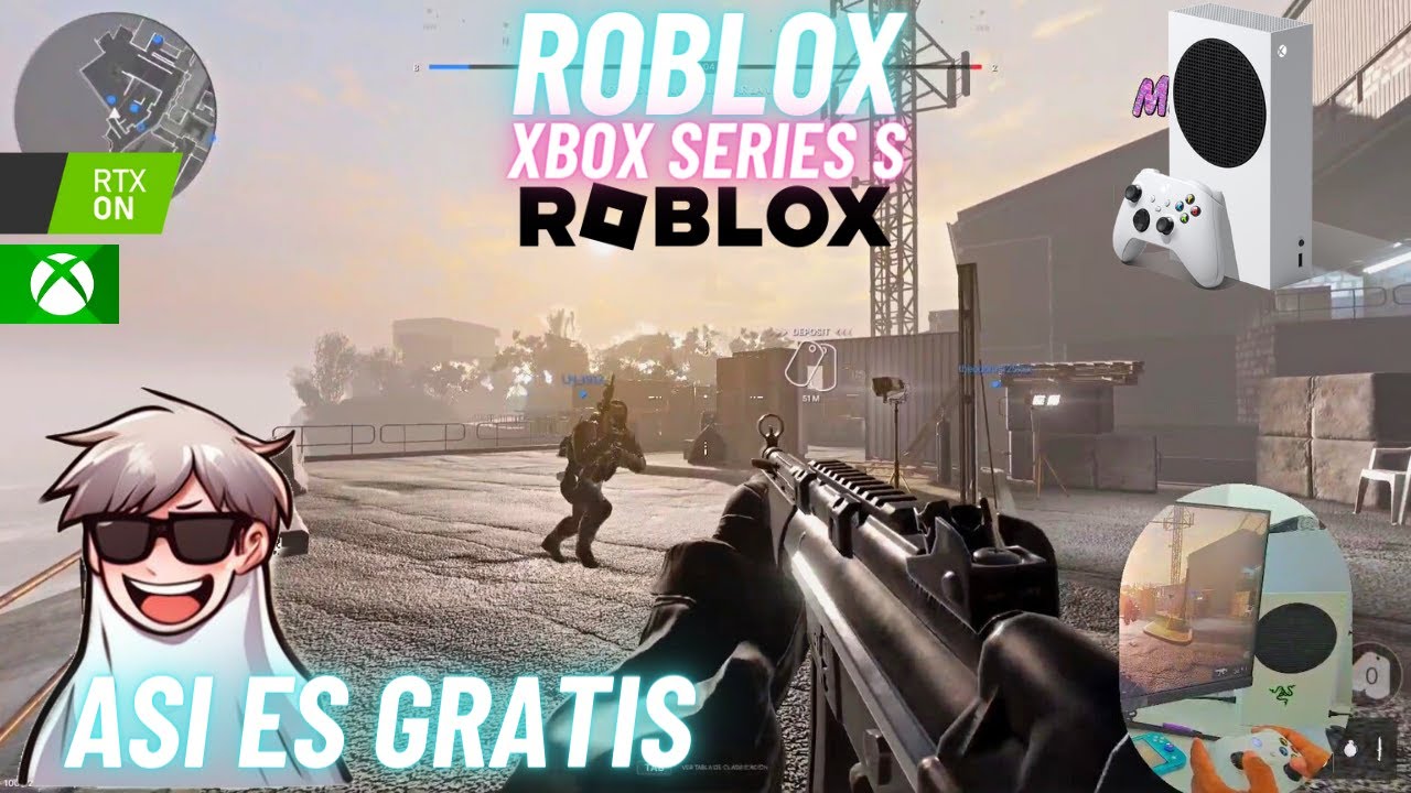 ASI ES ROBLOX EN XBOX SERIES S ESTADO VS COD PROBANDO EXPERIENCIAS ...