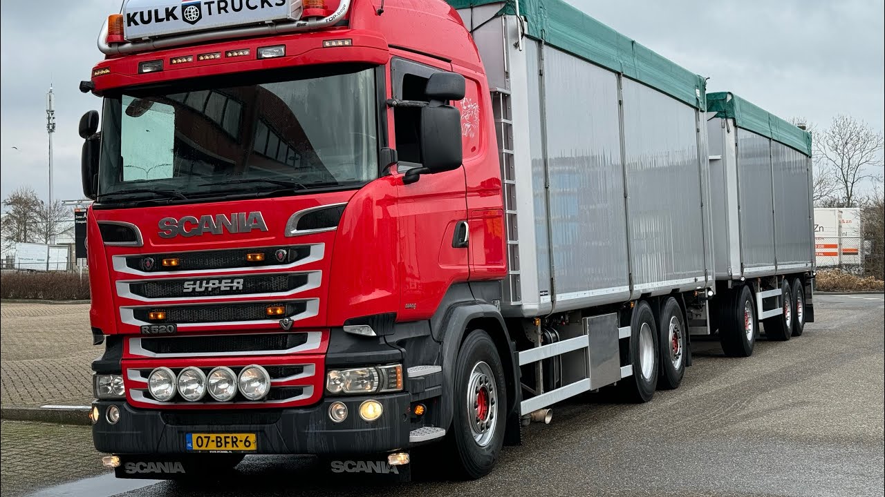 SCANIA R520 v8 6X2/4 - walkingfloor combinatie - CONCOURS STAAT - year ...