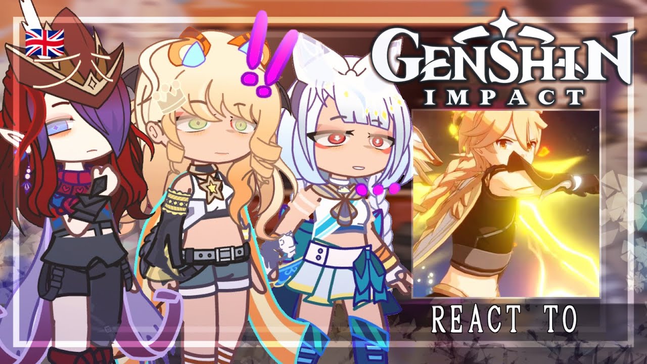 Natlan react to the Traveler | Aether & lumine | Genshin Impact | Gacha ...