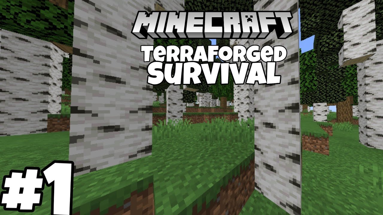 Terraforged survival Minecraft 1.15.2 - Folge 1 - YouTube