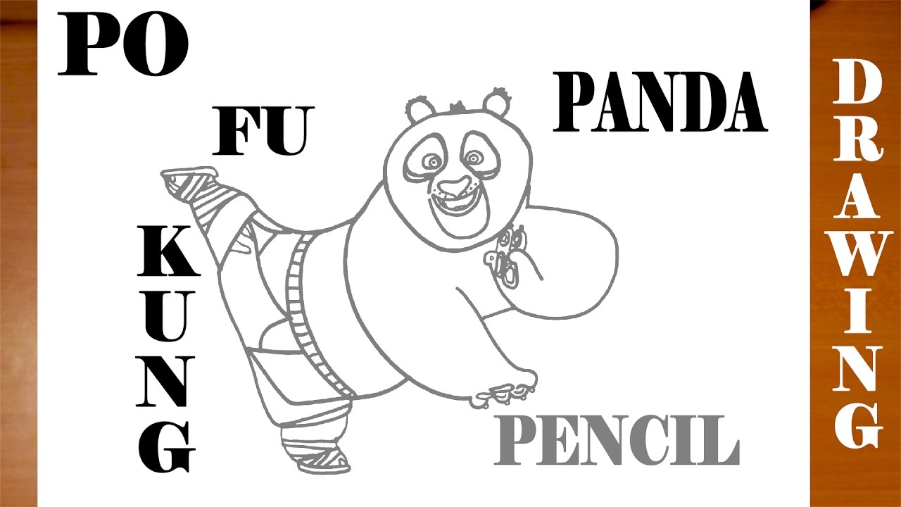 How to Draw PO From Kung Fu Panda Easy | PENCIL | #MrUsegoodART - YouTube