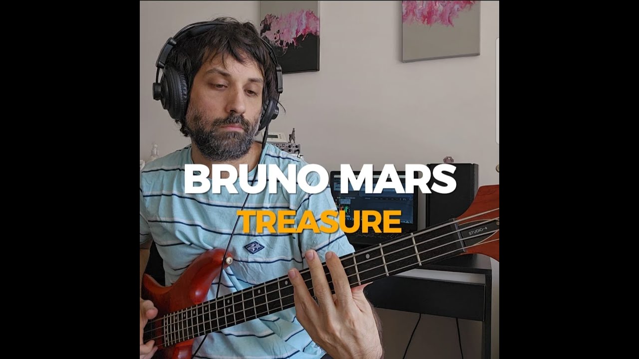 Bruno Mars - Treasure (bass cover) - YouTube