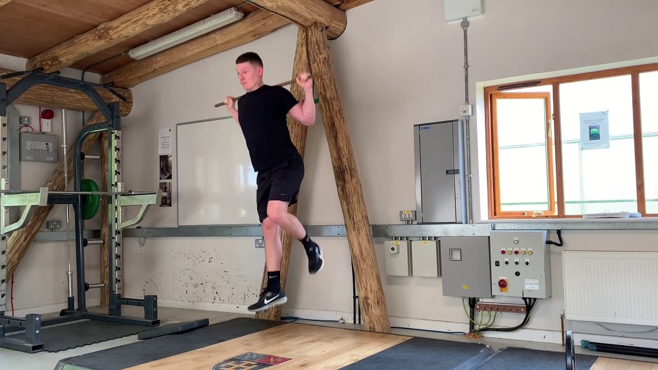 Single leg countermovement jump - YouTube