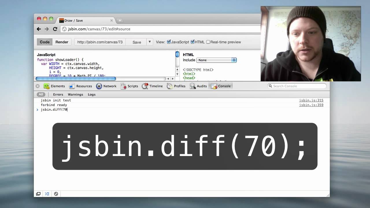 JS Bin - early diff method - YouTube