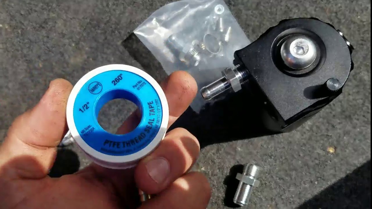 Oil catch can installation. - YouTube