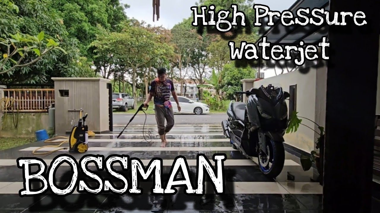 High Pressure Waterjet - BOSSMAN BPC188 - YouTube