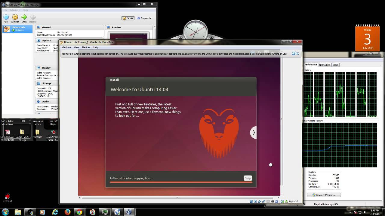 How to Install Linux Ubuntu on a virtual machine using Virtual Box ...