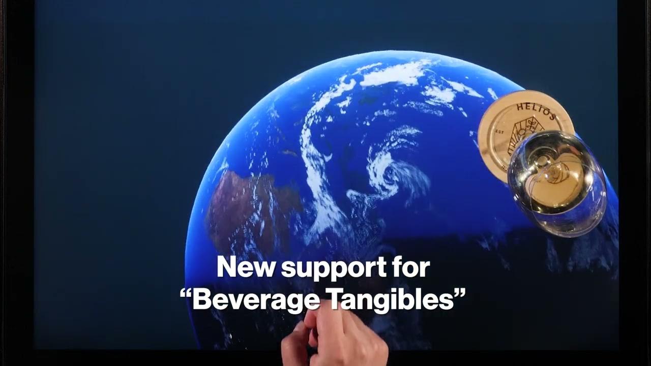 Tangible Engine 3.0 - Objects recognition software for touch tables - YouTube