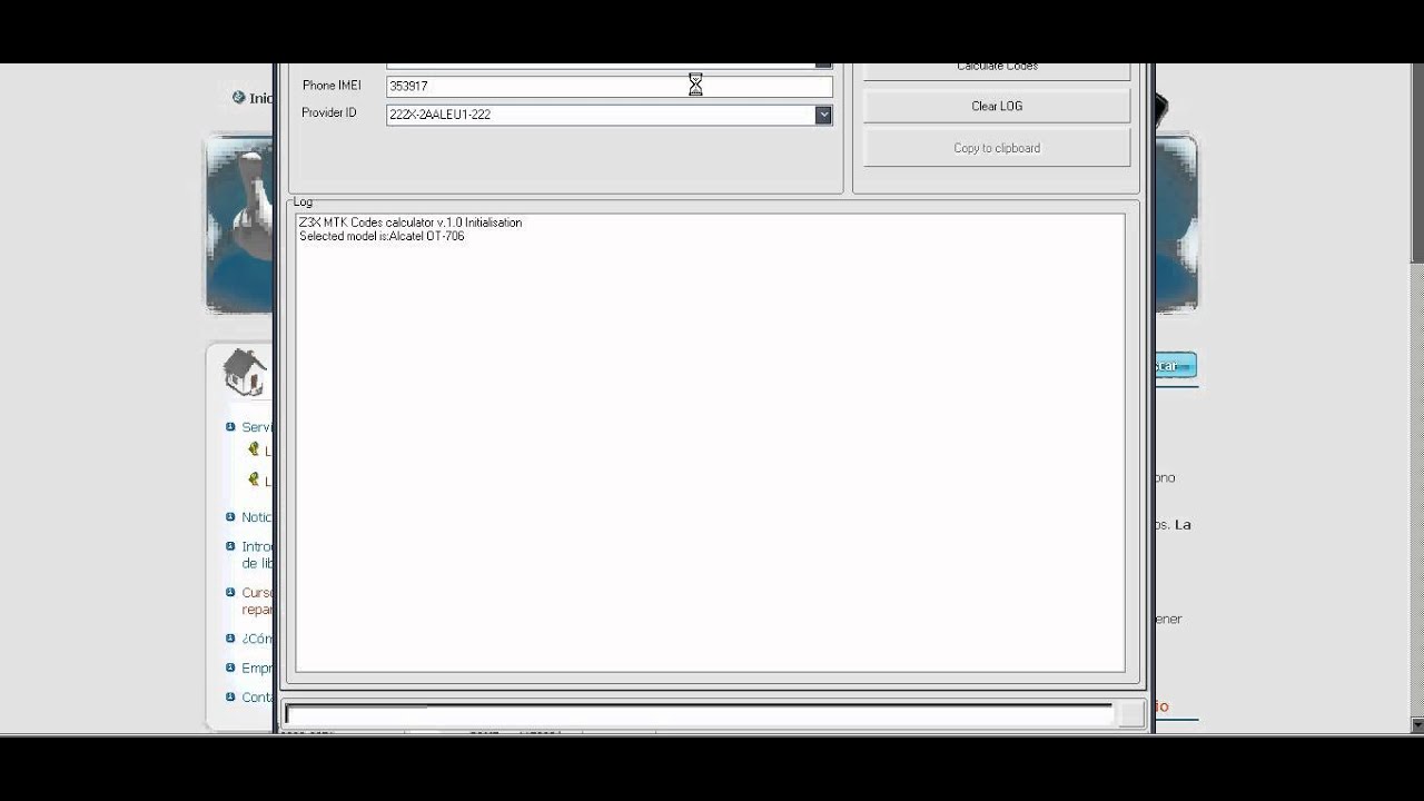 Liberar Alcatel OT-706 con Z3X por SE LIBERAN TODOS LOS MOVILES.avi ...