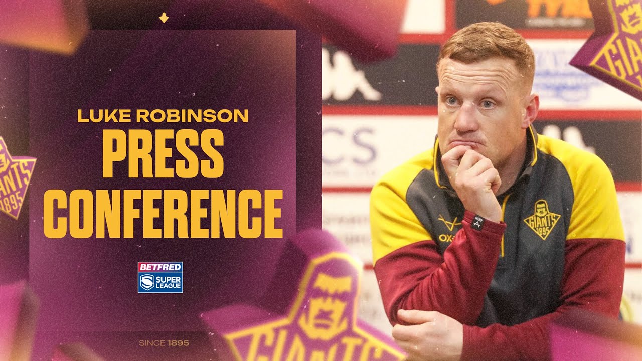 Luke Robinson | Post Match Press Conference | Wigan Warriors - YouTube