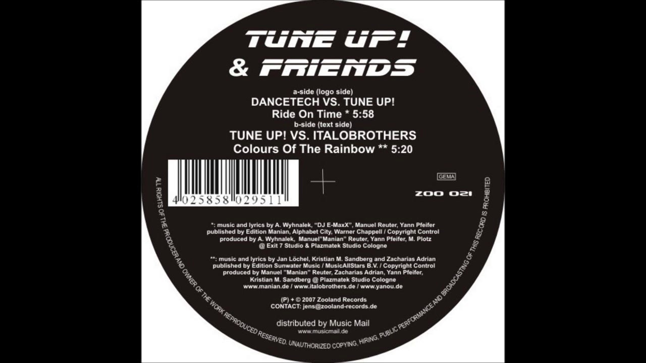 Dancetech vs. Tune Up! - Ride On Time (Original Mix) - YouTube