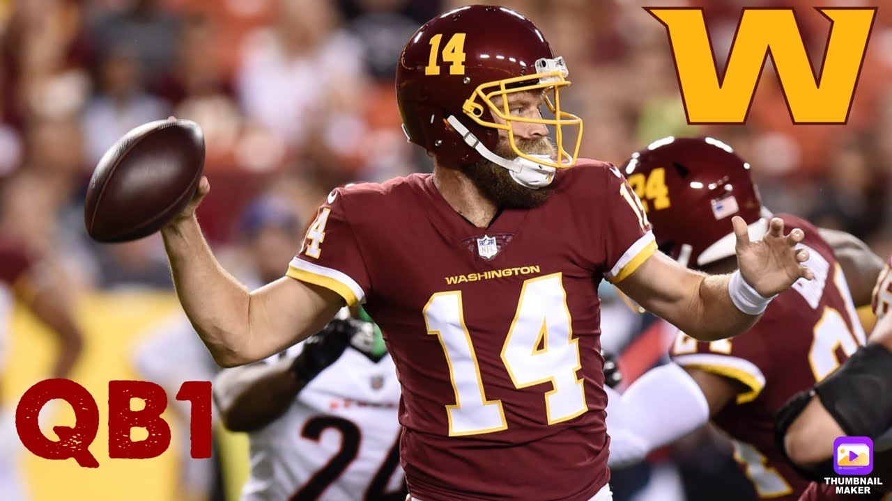 The Washington Football Team has unofficially named Ryan Fitzpatrick as ...