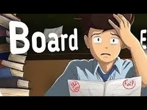 Life of a class 10 th students//ft Board exam #board exam #animation ...