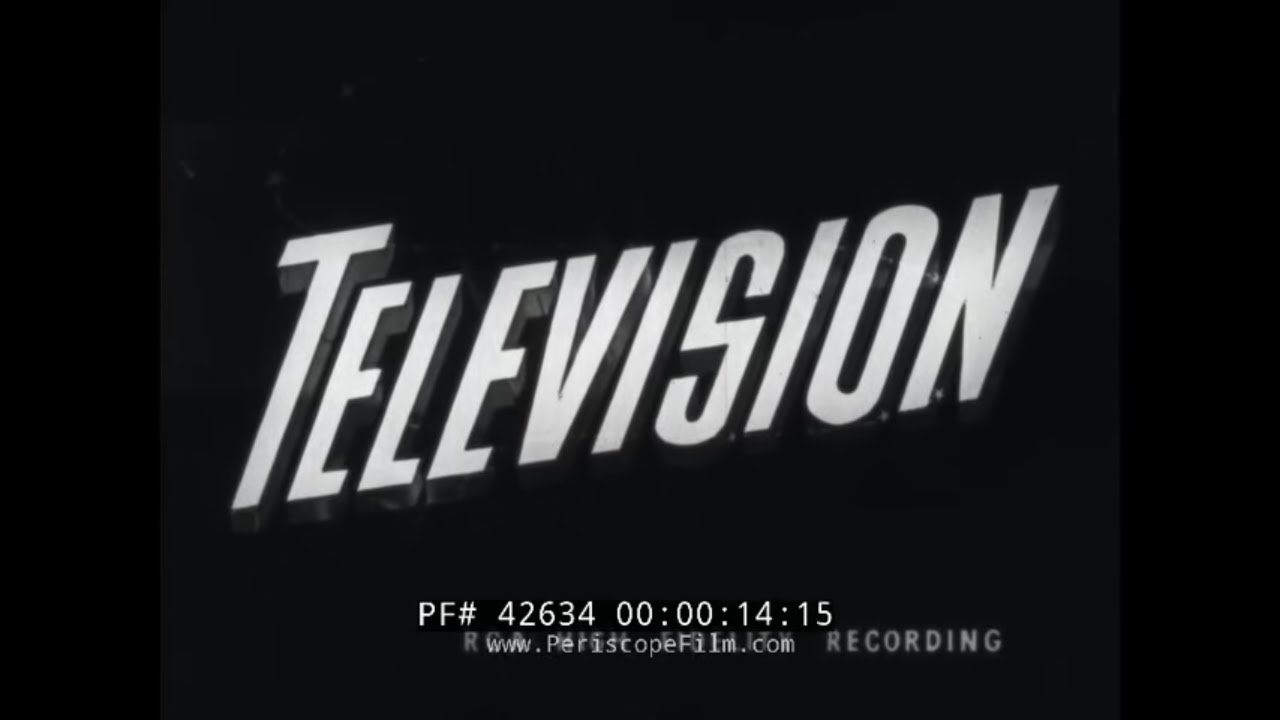 EARLY 1940s RCA TELEVISION SYSTEM FILM ICONOSCOPE & KINESCOPE 42634 ...