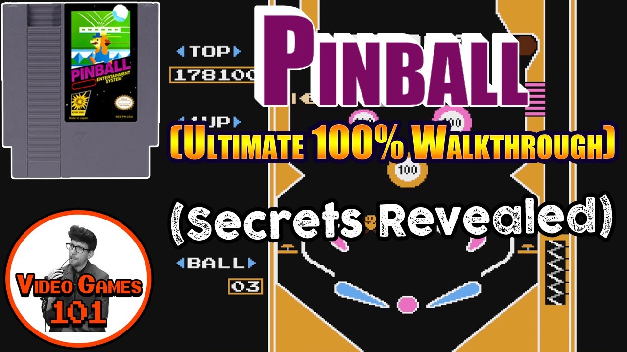 NES Pinball Walkthrough | 100% Guide | Video Games 101 - YouTube