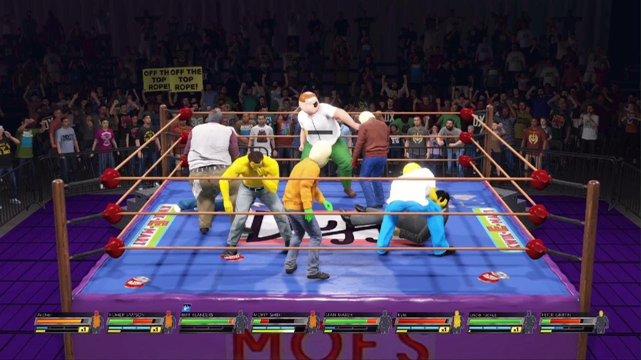 The Adult Cartoon Royal Rumble - YouTube