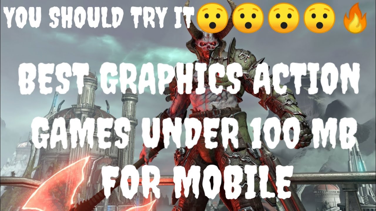 TOP 5 BEST GRAPHICS ACTION GAMES UNDER 100 MB FOR MOBILE - YouTube