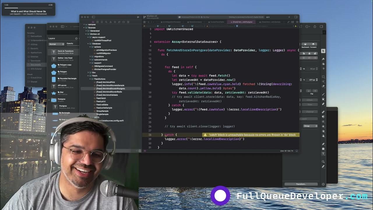 Live-coding and rock'n-roll | Swift, iOS, subways, Vapor, Underway - YouTube