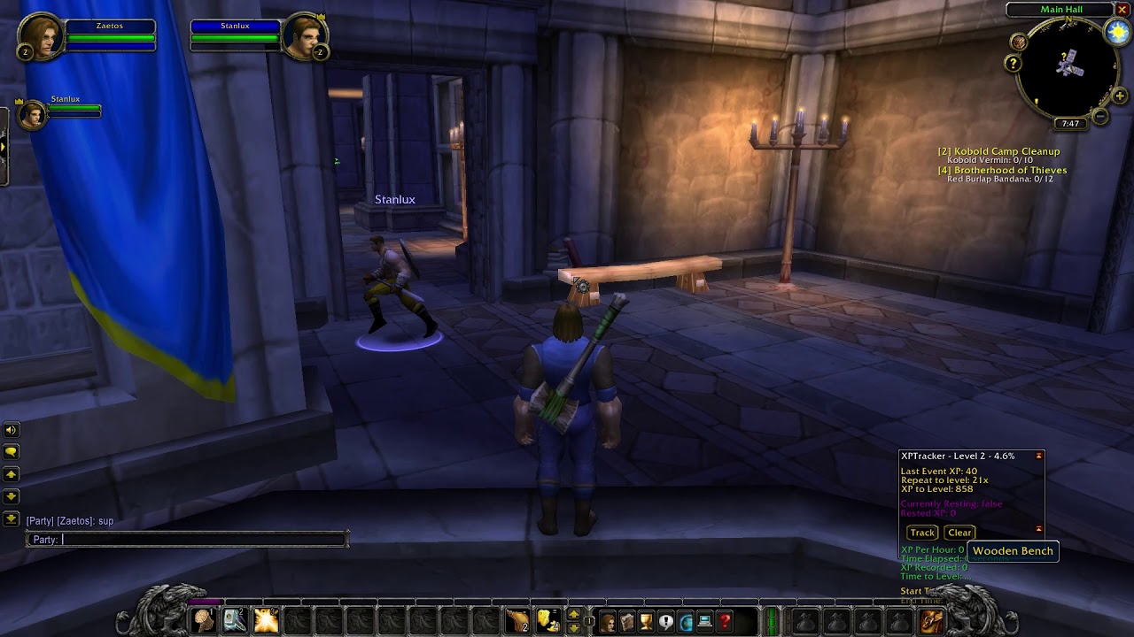 World Of Warcraft Classic Human Starting Zone - YouTube