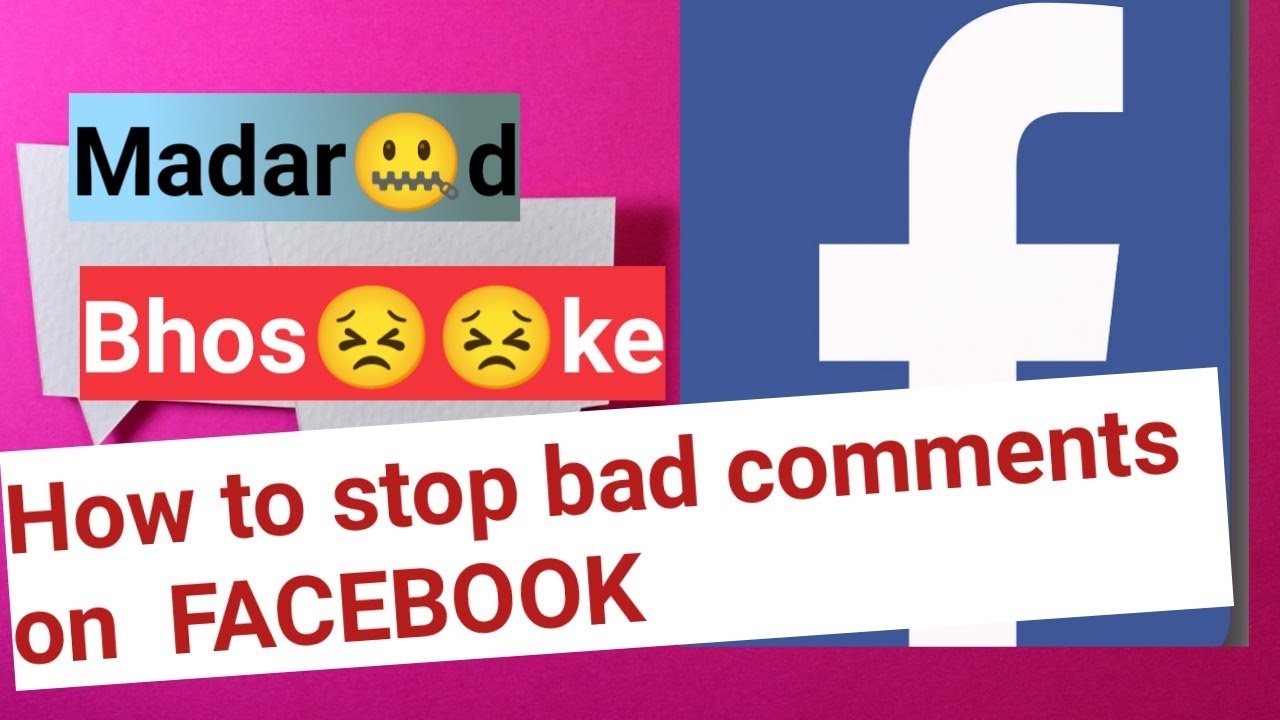 How to stop bad comments on facebook #facebook - YouTube