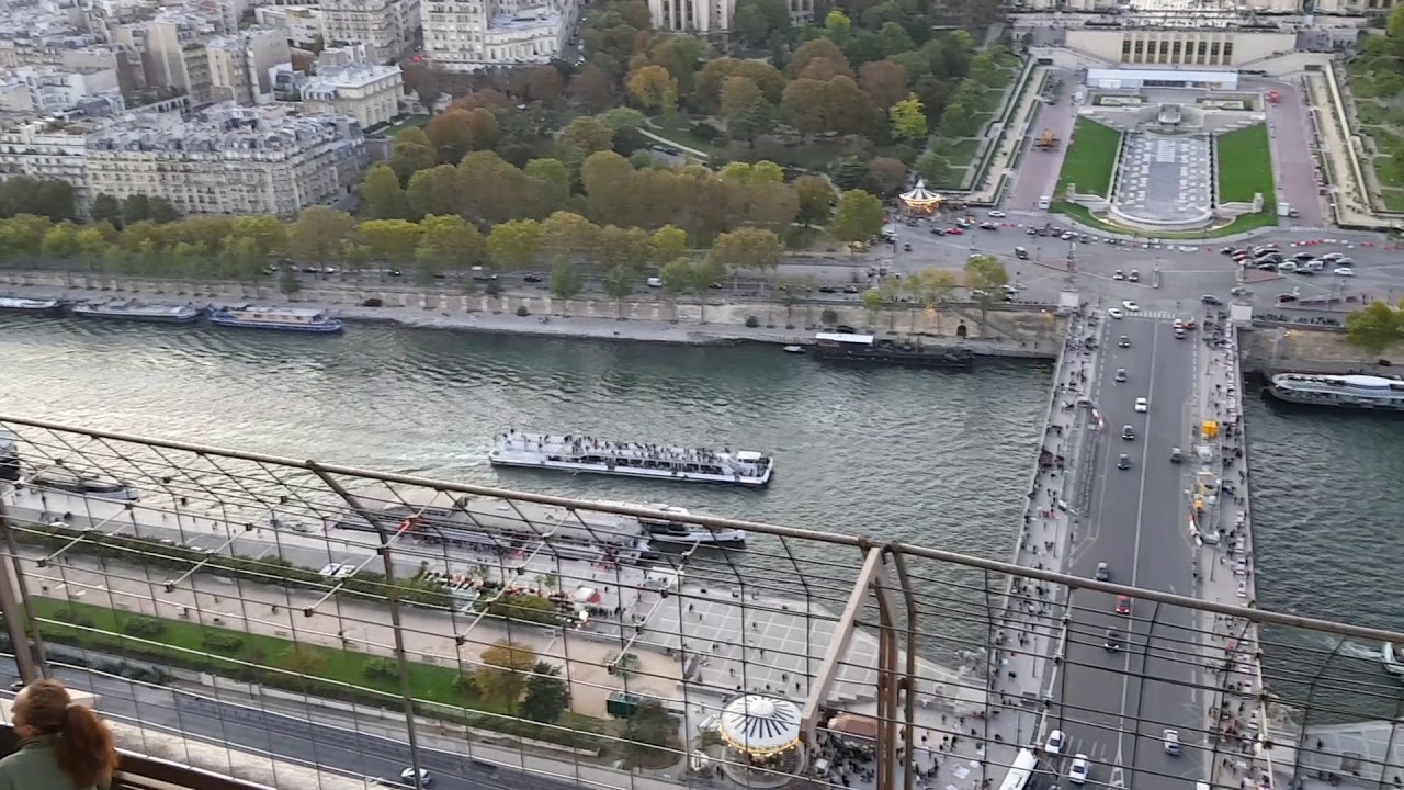 Eiffel Tower 2nd floor View - YouTube