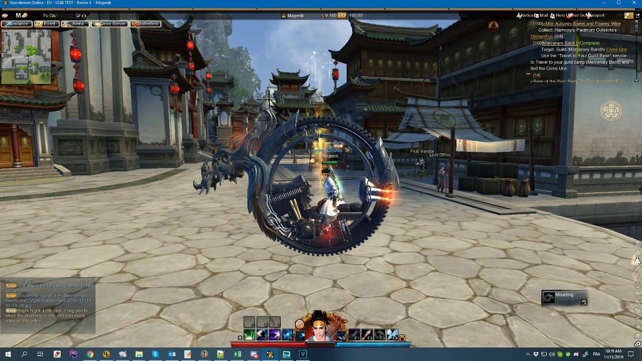 Swordsman Games - Weapon & New Mount effect - YouTube